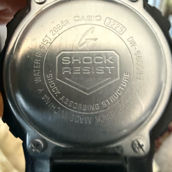 Casio | Wearables | Casio Shock Resist Silver And Black Watch | Poshmark